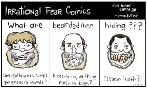 Irrational Fear Comics: the Beard Is to Be Feared - Sneer Campaign